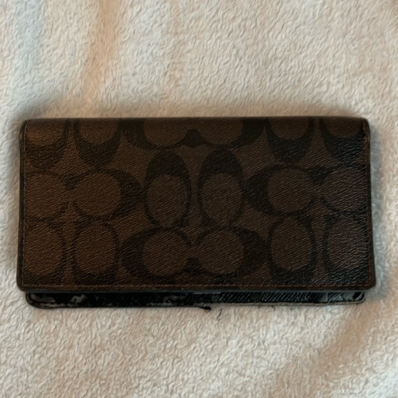 Coach | Bags | Coach Checkbook Cover | Poshmark